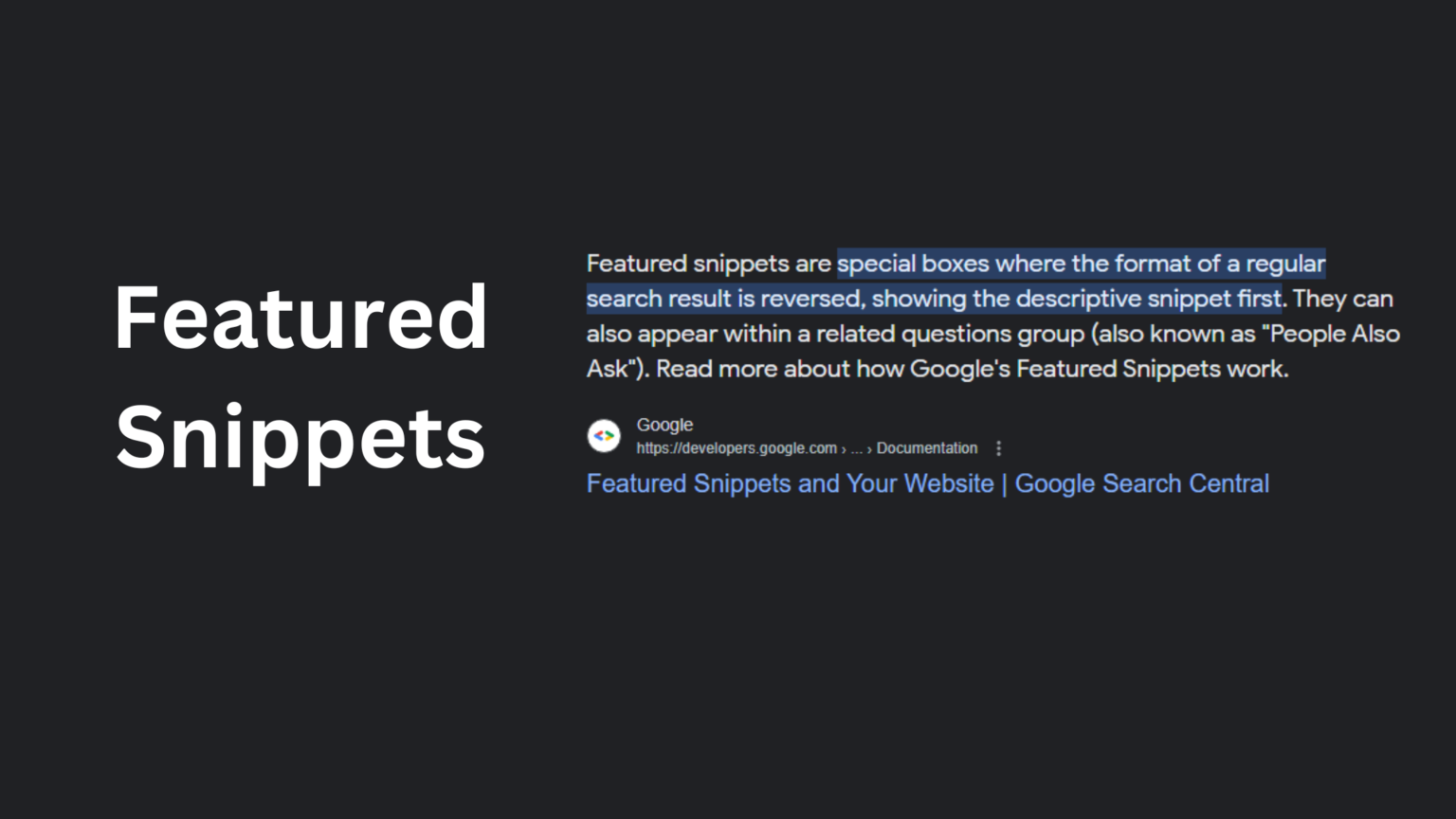Unlocking Higher Visibility: The Role of Featured Snippets in SEO ...
